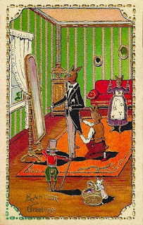 I'm thinking of a....: Vintage Easter Greeting Cards - Bizarre and Strange